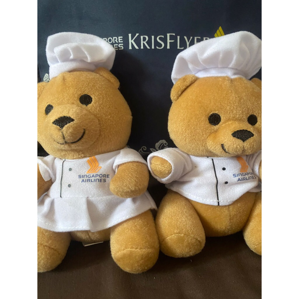 Jual Teddy SQ chef teddy beruang SG souvenir (sepasang) | Shopee Indonesia