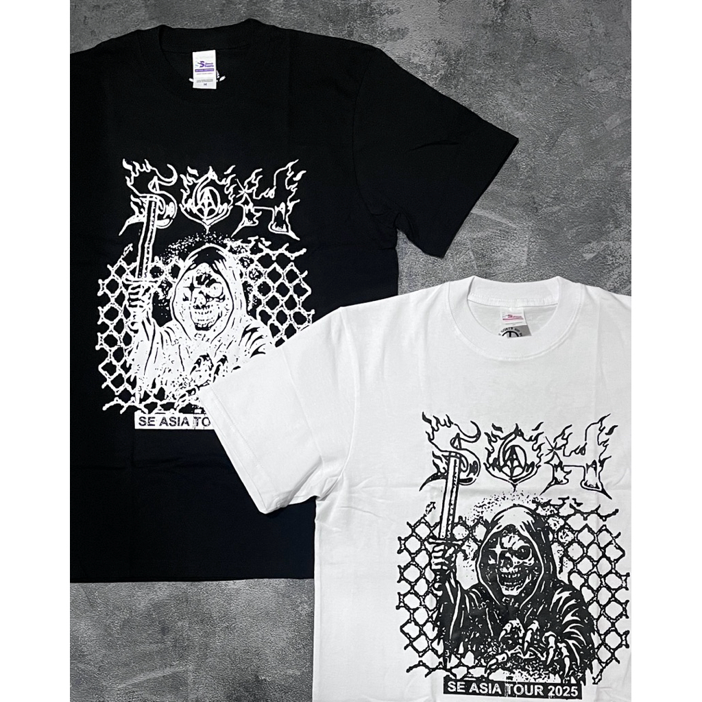 Jual Tshirt S.O.H(System Of Hate) - SE ASIA TOUR 2025 | Shopee Indonesia