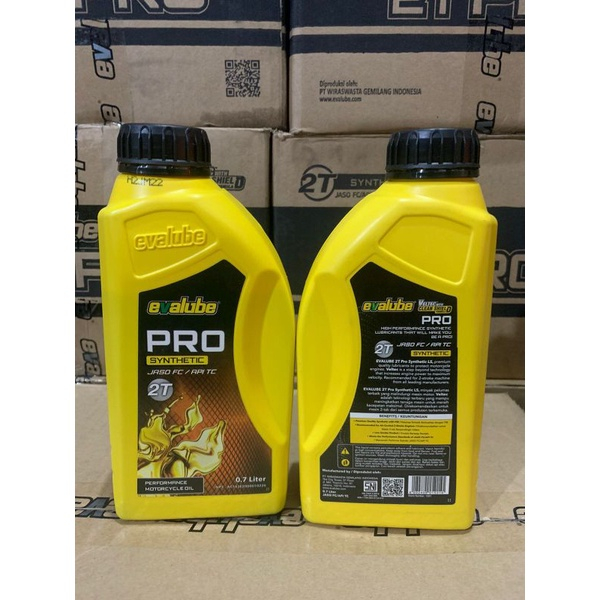 Jual oli Evalube 2T Pro synthetic jaso fc / api tc perbotol | Shopee ...