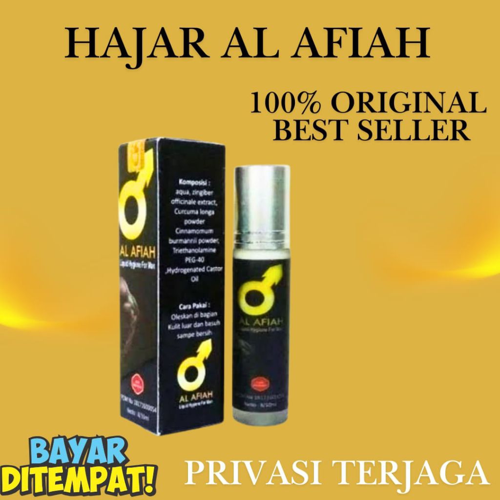 Jual al afiah hajar jahanam asli 100% obat kuat pria tahan lama oles perkasa permanen | Shopee ...