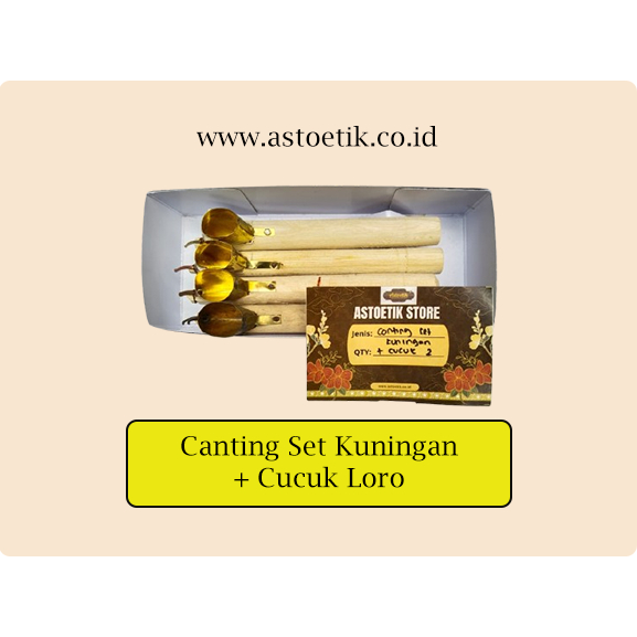 Jual Canting Batik Set (Kuningan) + Cucuk Loro | Shopee Indonesia