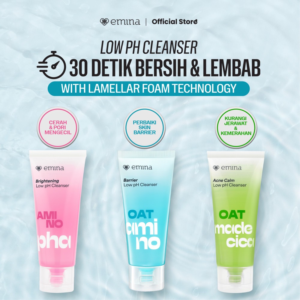 Jual Emina Low ph Cleanser 70ml | Shopee Indonesia