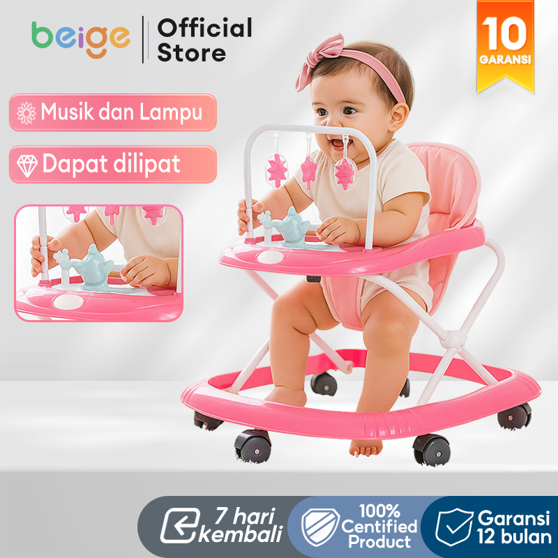 Jual BEIGE Baby Walker Baby Walker Baby Walker | Shopee Indonesia