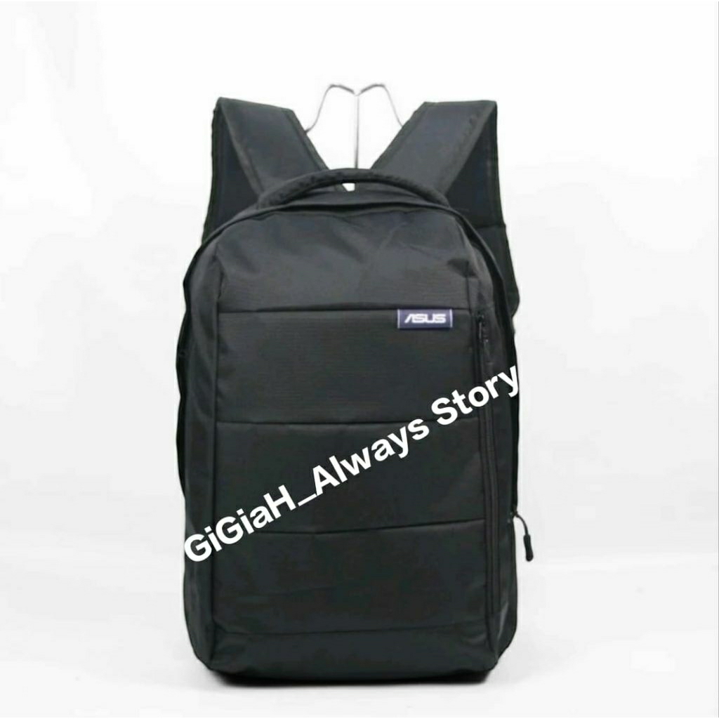 Jual TAS RANSEL LAPTOP ASUS, ACER, LENOVO, HITAM POLOS, TAS RANSEL ...