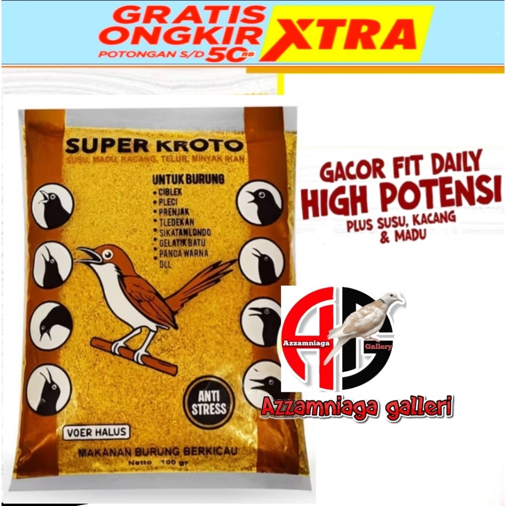 Jual SUPER KROTO SKM HALUS PAKAN BURUNG KROTO SARI HALUS VOER KROTO ...