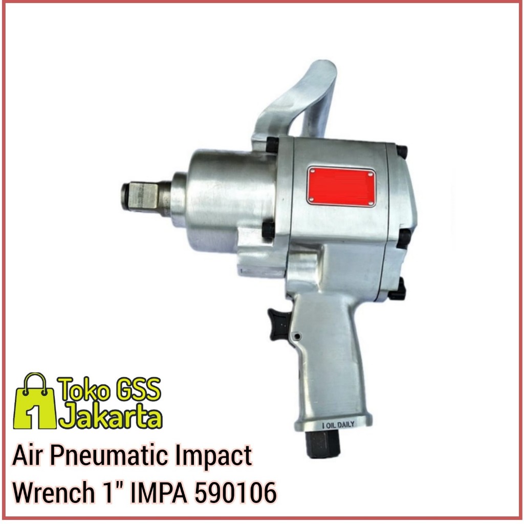 Jual Air Pneumatic Impact Wrench 1" IMPA 590106 Kompresor 32 mm ...