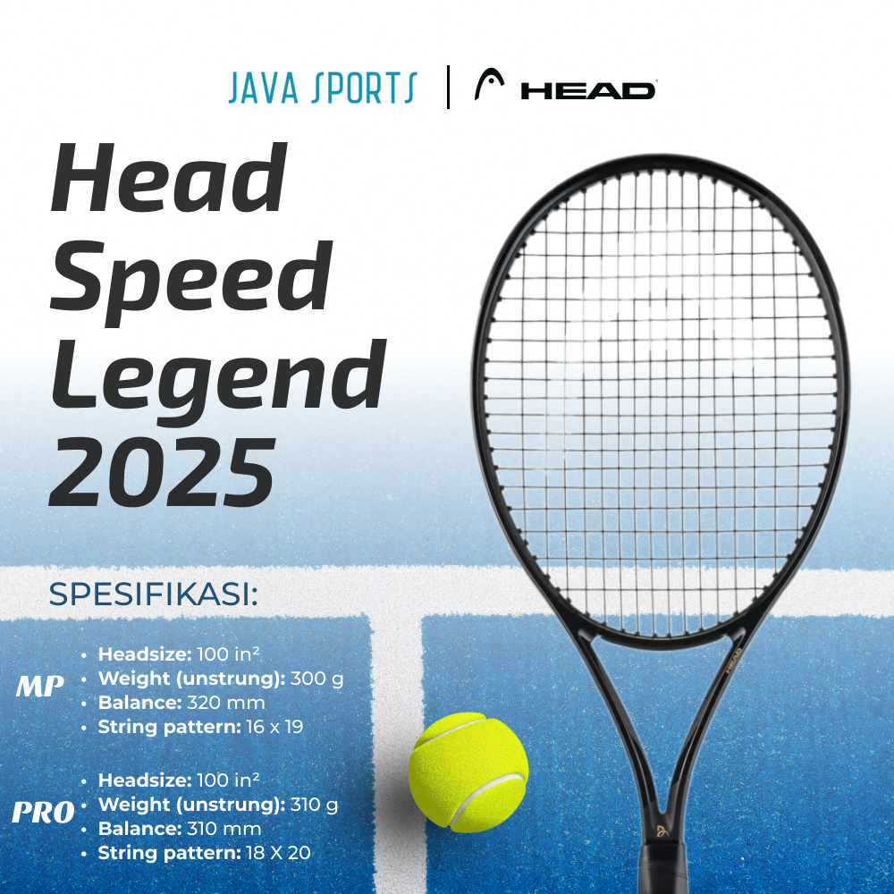 Jual Raket Tenis Head Speed LEGEND 2025 Novak Djokovic PRO | MP ...
