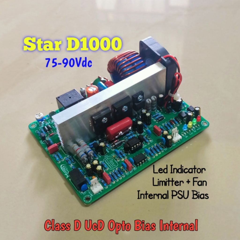 Jual Power Class D UcD Opto Tanpa Psu Bias. Star D1000 | Shopee Indonesia