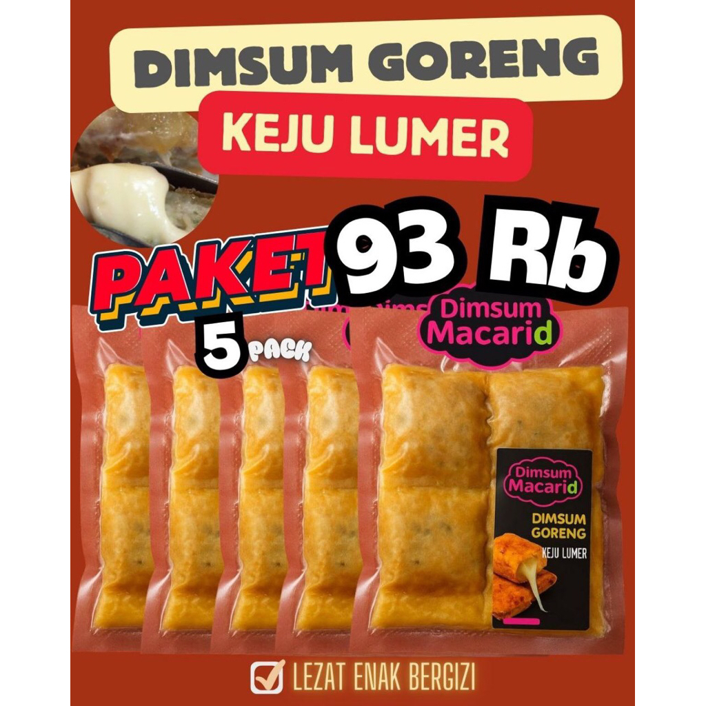 Jual Dimsum Goreng Keju Lumer crot (Paket 5 Pack) | Shopee Indonesia