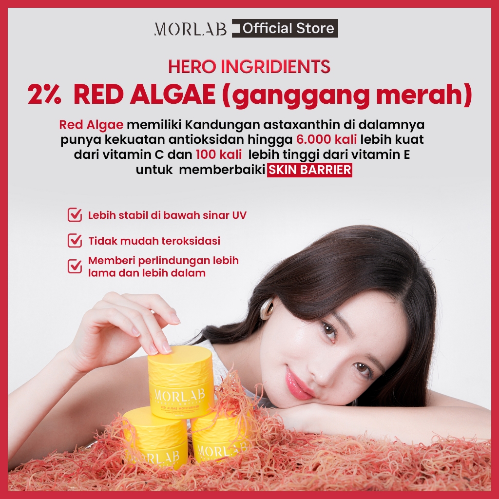 Jual NATURAL BRIGHT - MORLAB V10 TONE UP CREAM + MORLAB RED ALGAE + FACE MIST BRIGHT | Shopee ...