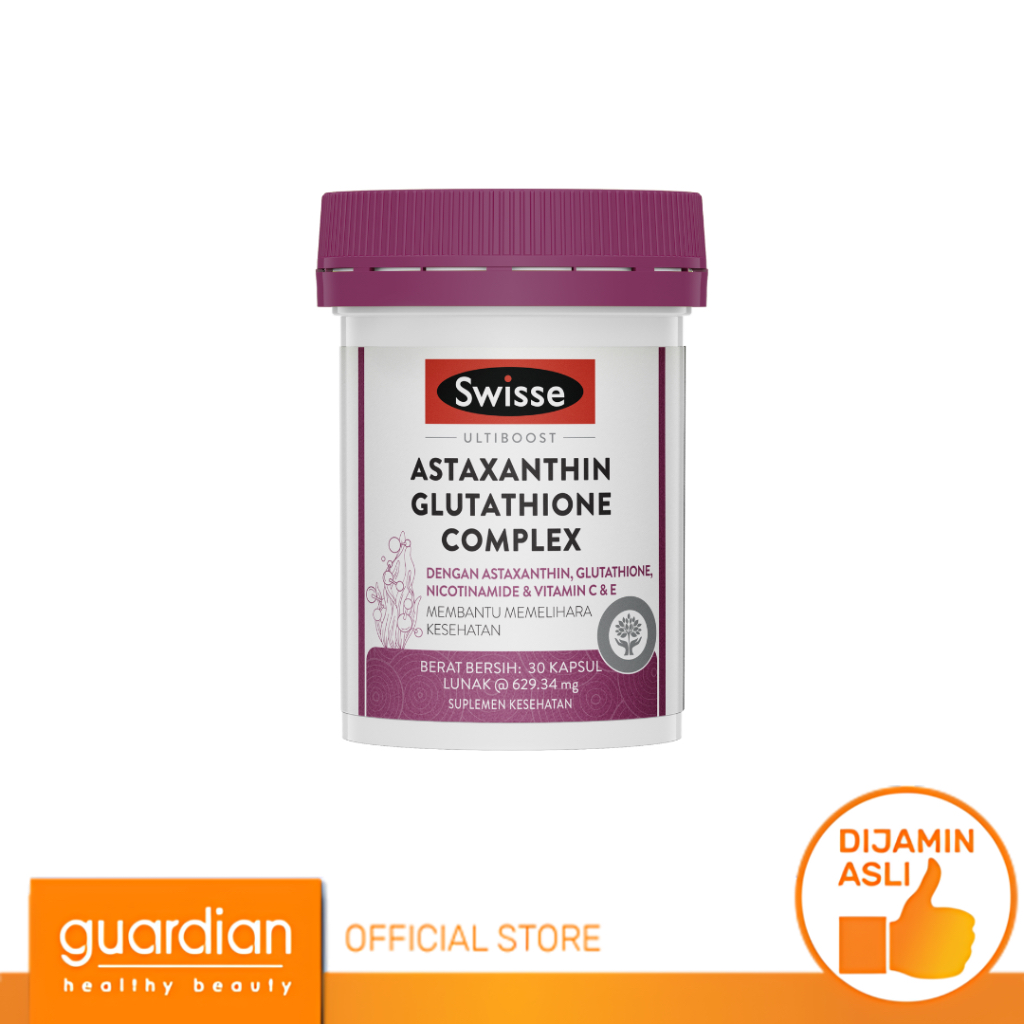 Jual Swisse Ultiboost Astaxanthin Glutathione Complex - Multivitamin untuk Membantu Mencerahkan ...