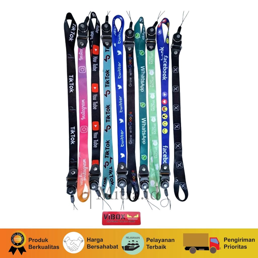 Jual MS - (1PC) Tali Gantungan Hp Panjang Motif Karakter / Tali ...
