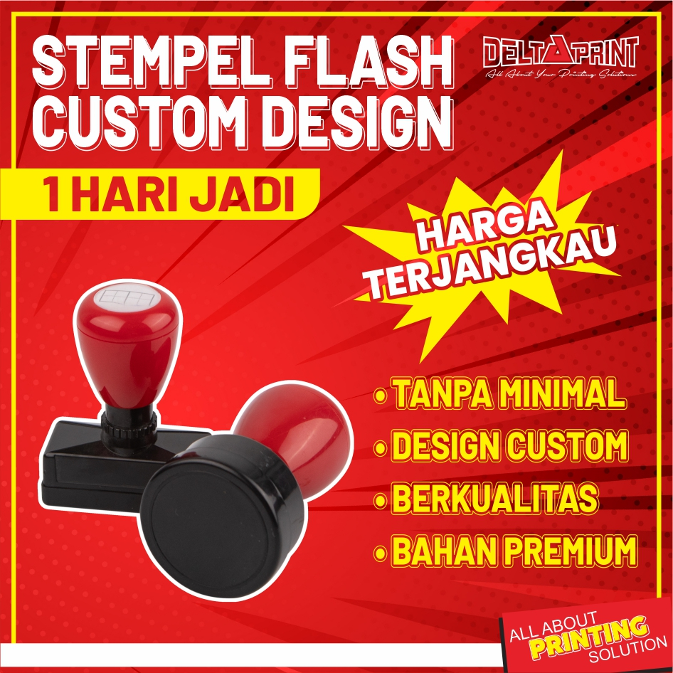 Jual STEMPEL FLASH CUSTOM | BERKUALITAS | Shopee Indonesia