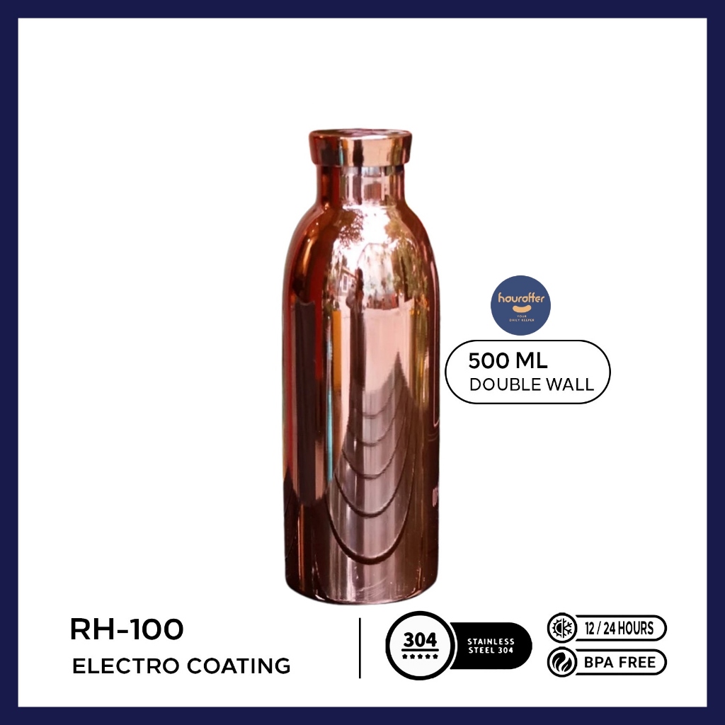 Jual Botol Minum Stainless RH-100 Tumbler Electro Coating Chopper ...