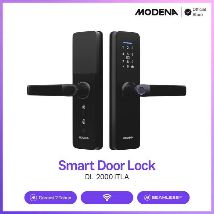 Jual MODENA Seamless Smart Door Lock Wi-Fi - DL 2000 ITLA | Shopee ...