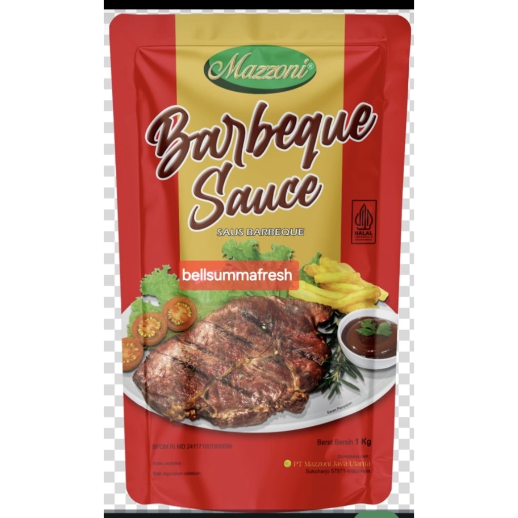 Jual saos BBQ || BARBEQUE SAUCE Mazzoni 1kg | Shopee Indonesia