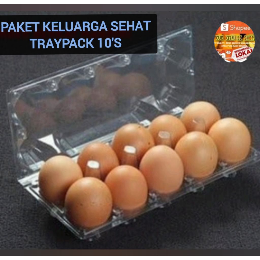 Jual PAKET KELUARGA GIZI SEHAT TRAYPACK 10 BUTIR TELUR FRESSH | Shopee ...