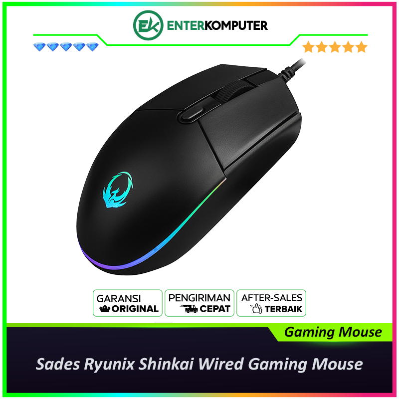 Jual Sades Ryunix Shinkai Wired Gaming Mouse | Shopee Indonesia