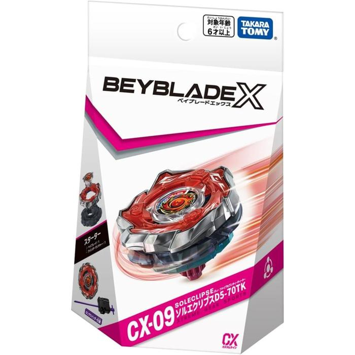Jual Takara Tomy Beyblade X Sol Eclipse Starter CX-09 – Kecepatan ...