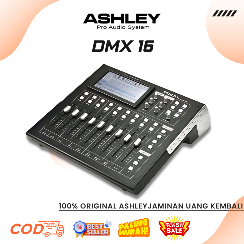Jual Mixer Digital Ashley DMX 16 Professional Digital Mixer 16 Channel | Shopee Indonesia