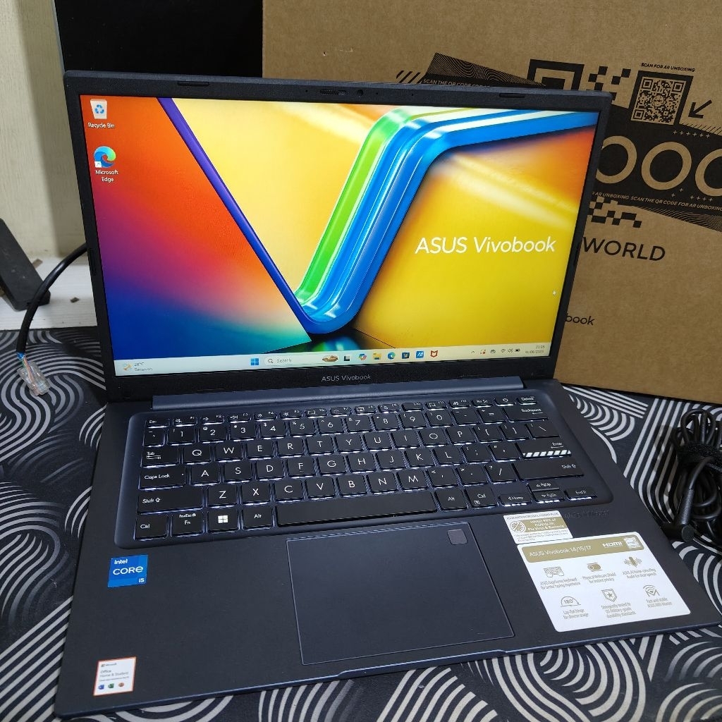Jual Asus Vivobook 14 A1404Za intel i5 1235u 16/512 14 inch layar IPS ...