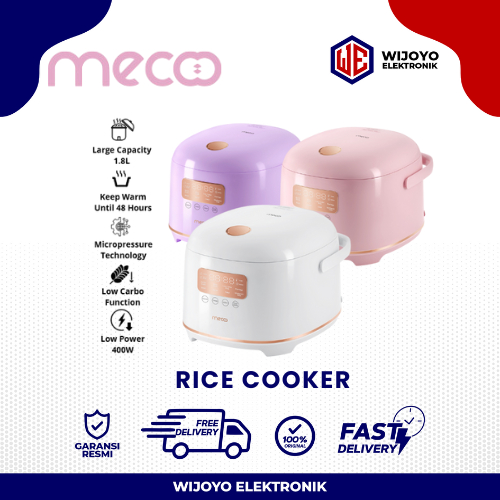 Jual Mecoo Most Aesthetic Rice Cooker UltraWarmth 48H 1.8L Low Carbo ...