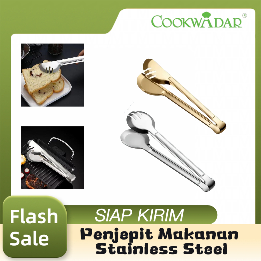 Jual Penjepit Makanan Stainless Steel Serbaguna Food Tongs Anti Karat ...