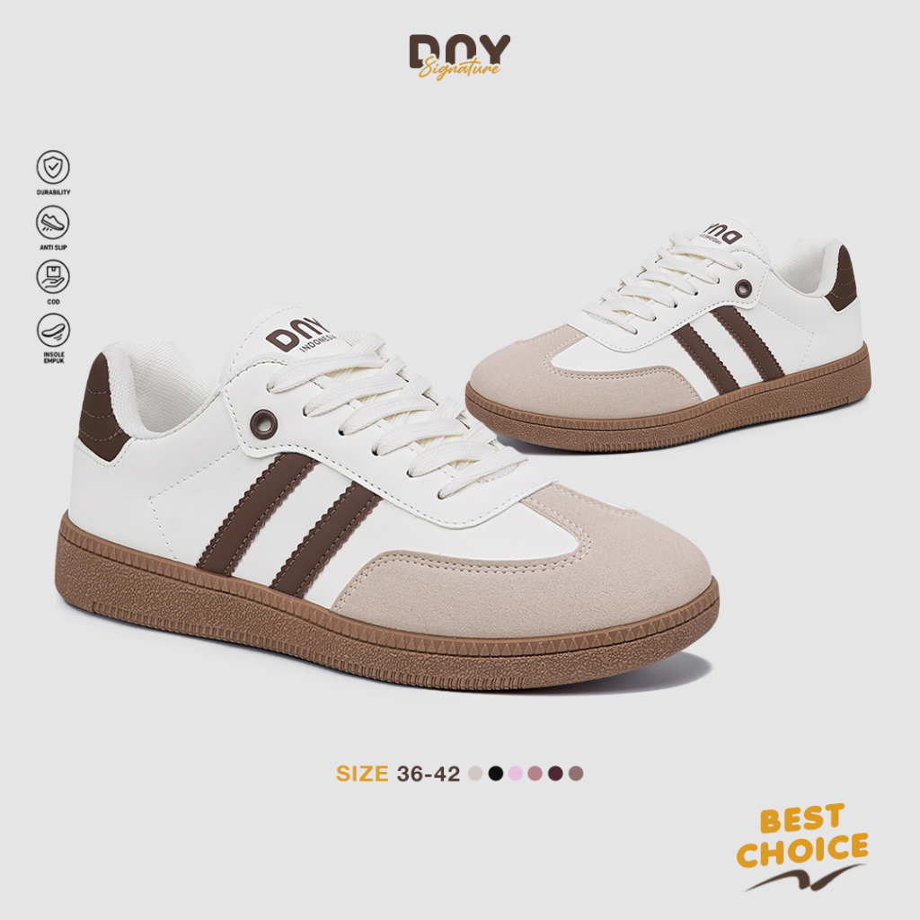 Jual Sneakers DNY Sepatu Olahraga Wanita Terbaru Sepatu Sport Cewek ...