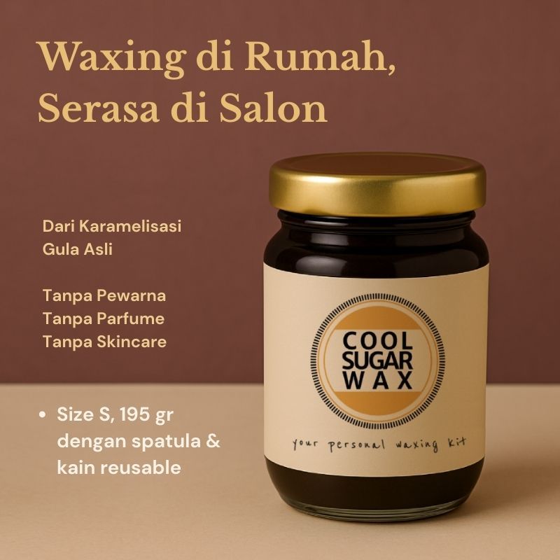 Jual Size Jar S Coolsugar Waxing Kit Cabut Bulu Natural Pembersih Wax Ketiak Pencabut Sugar ...