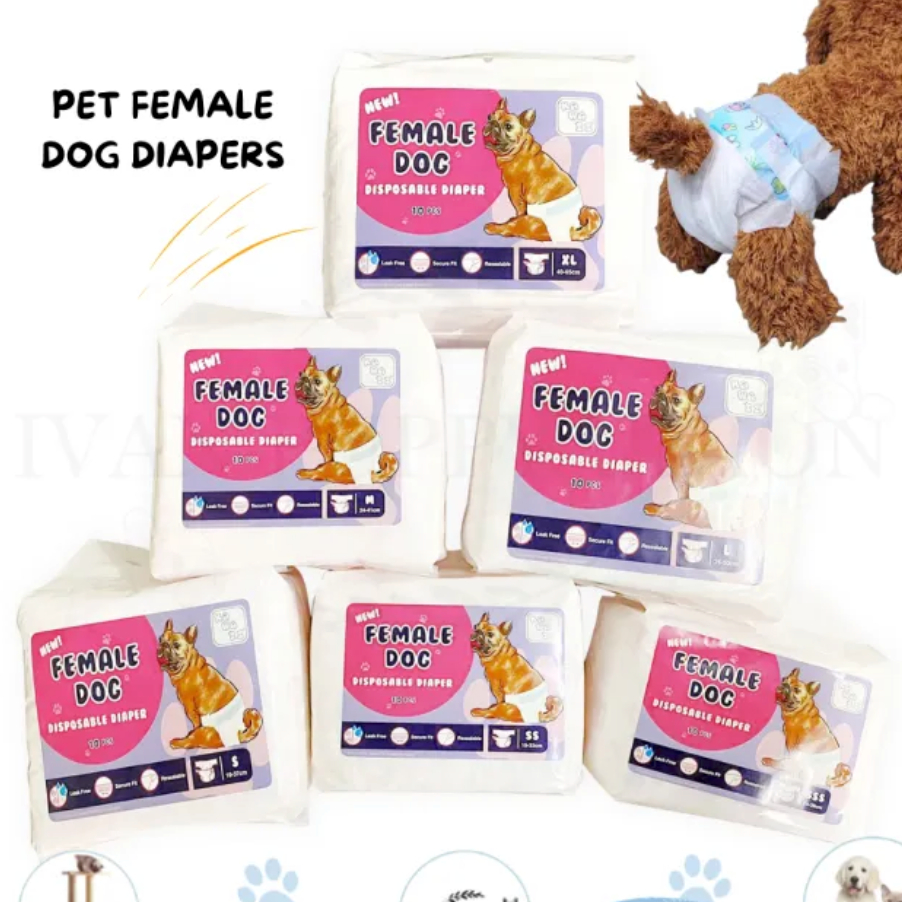 Jual [PIXIE PAW] POPOK BETINA JANTAN DIAPERS ANJING KUCING | DOG ...