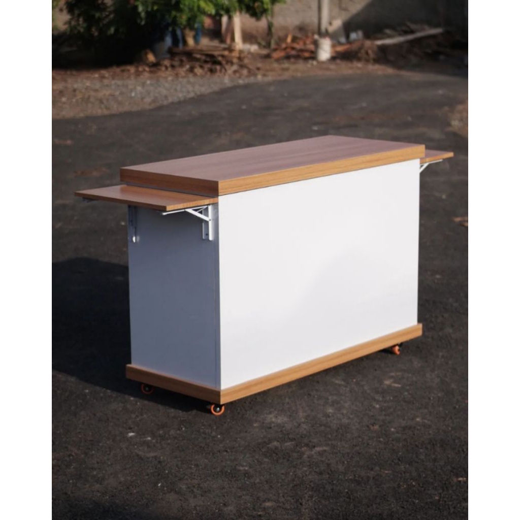 Jual ( TANPA PAYUNG ) Laminate Box Booth Model Koper Portable Jualan ...