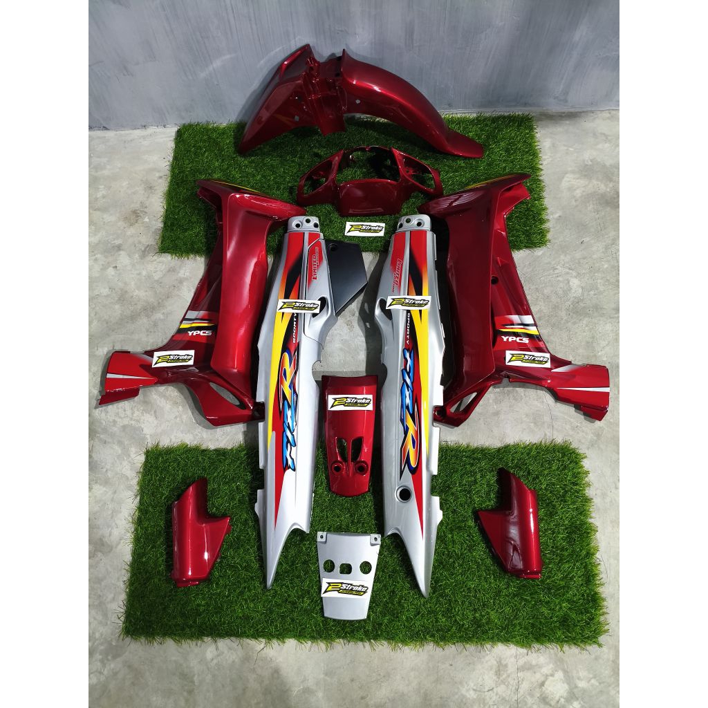 Jual CoverBody Fizr Full Set Halus Body Fizr Dualtone LE Maron Silver ...