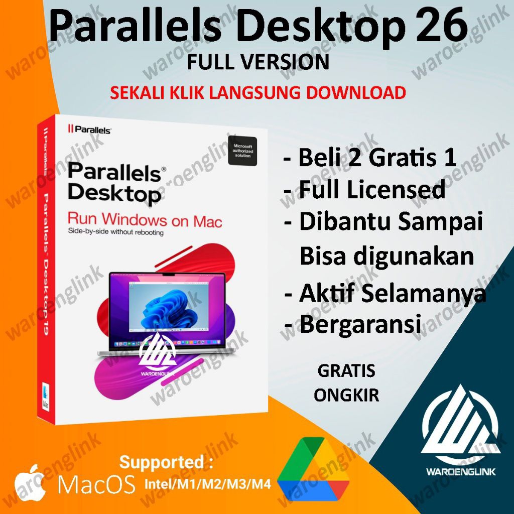 Jual Parallels Desktop Terbaru 2025 | Video Install | Windows | Full Version | Lifetime | Shopee ...