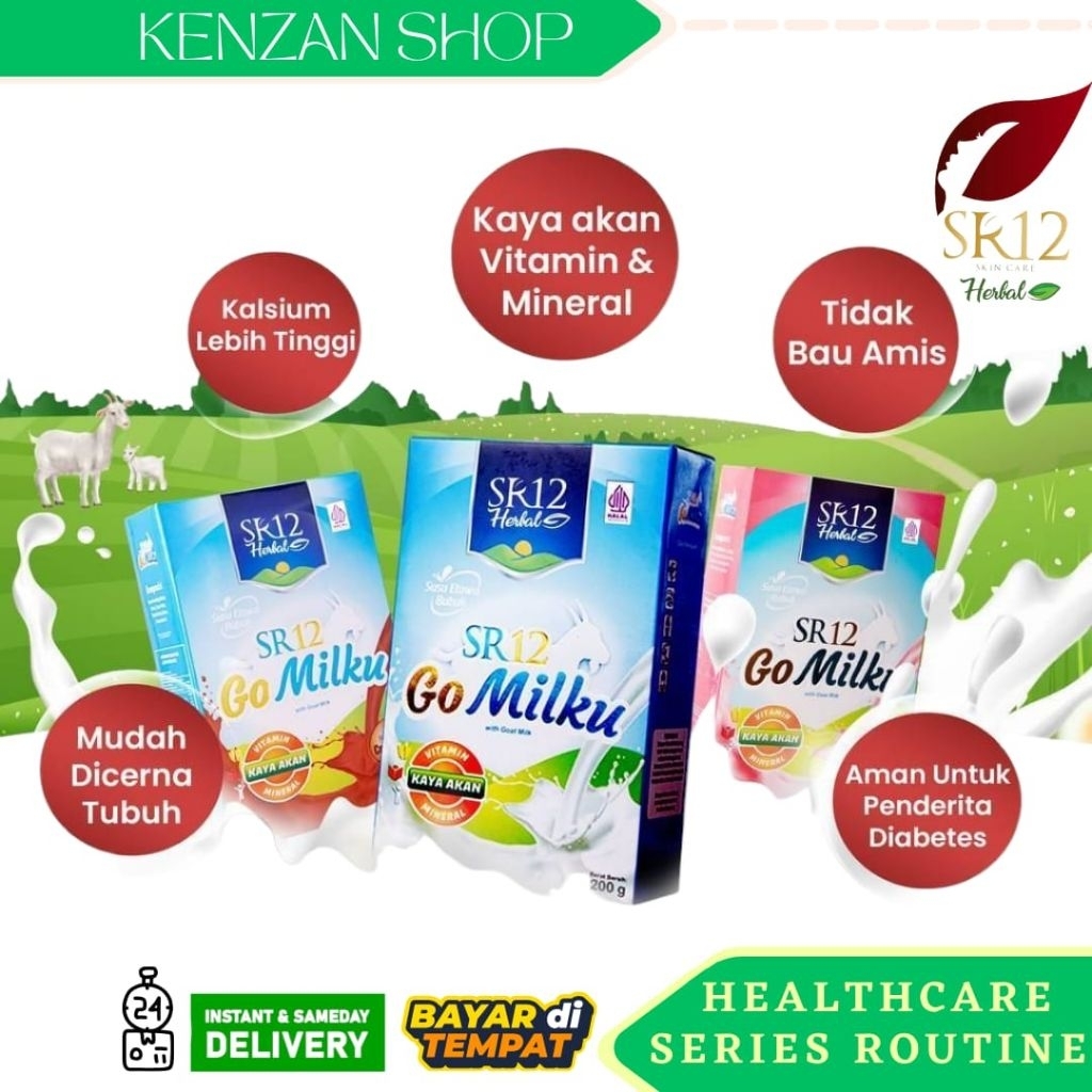 Jual GoMilku SR12 Etawa Goat Milk Powder 600gr – No Sugar, No Creamer ...