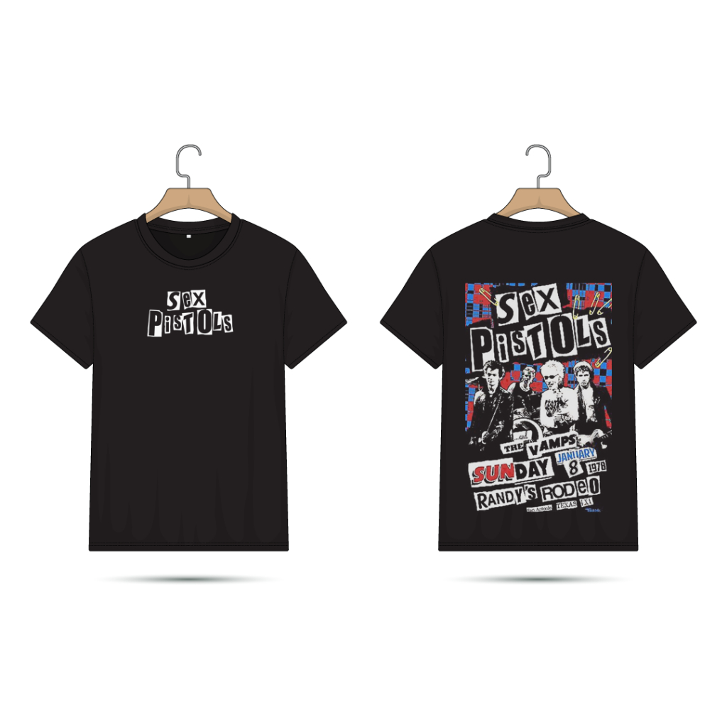Jual Kaos Baju Band Punk Rock Sex Pistols Music Concert Poster 1978 Shopee Indonesia