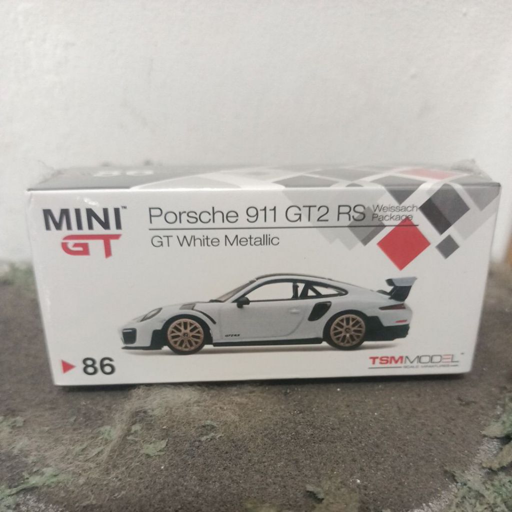 Jual Mini GT // 86 Porsche 911 GT2 RS Weissach Package GTWhite Metallic RHD (Free Protektor ...