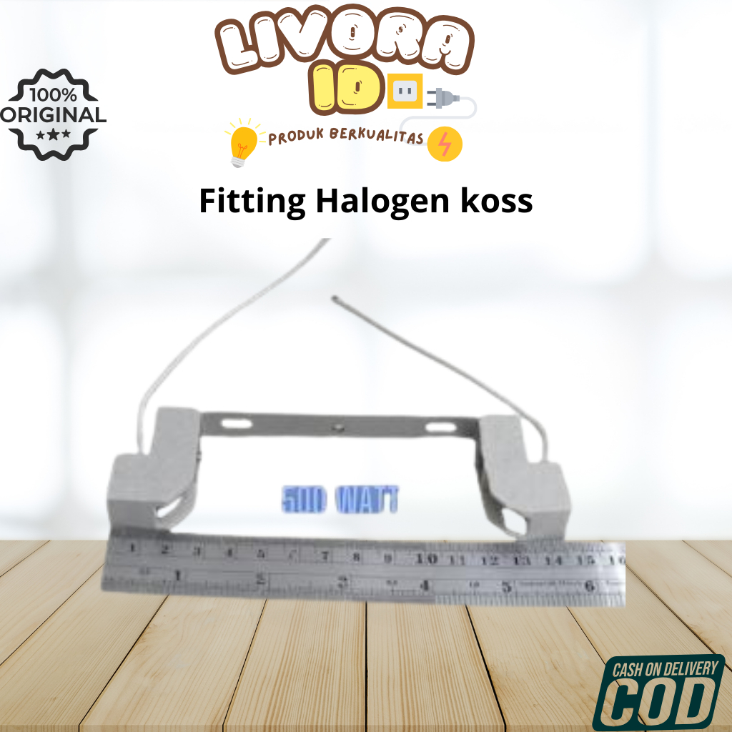 Jual FITTING LAMPU HALOGEN STICK SOKET HALOGEN STICK 500W - 1000W - 150 ...