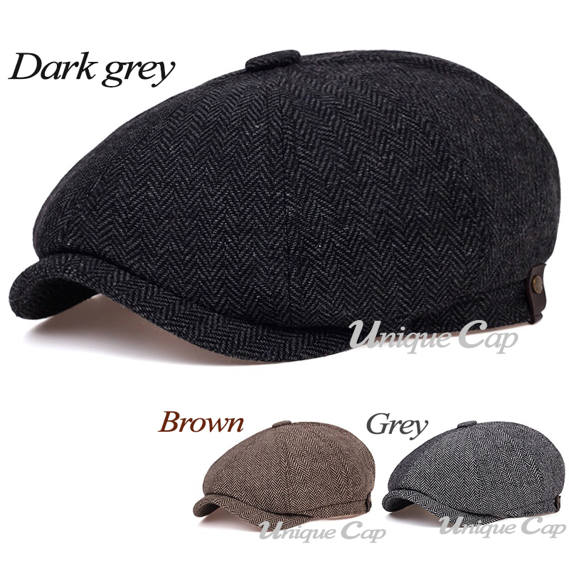 Jual Retro Newsboy Cap Pria Wanita Driver Country Bakery Boy Topi Flat ...