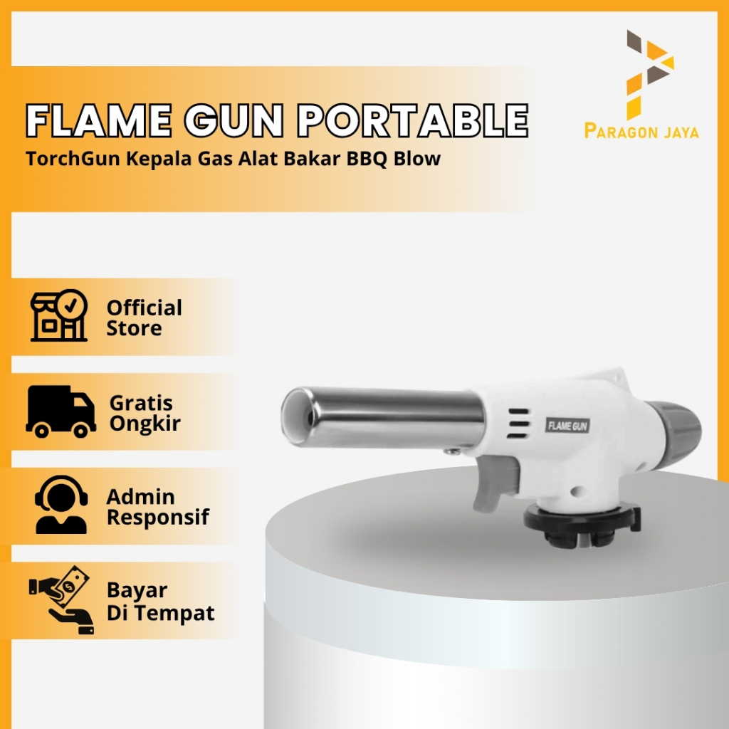 Jual TorchGun flame gun Portable Kepala Gas Torch -Alat Bakar BBQ Blow ...