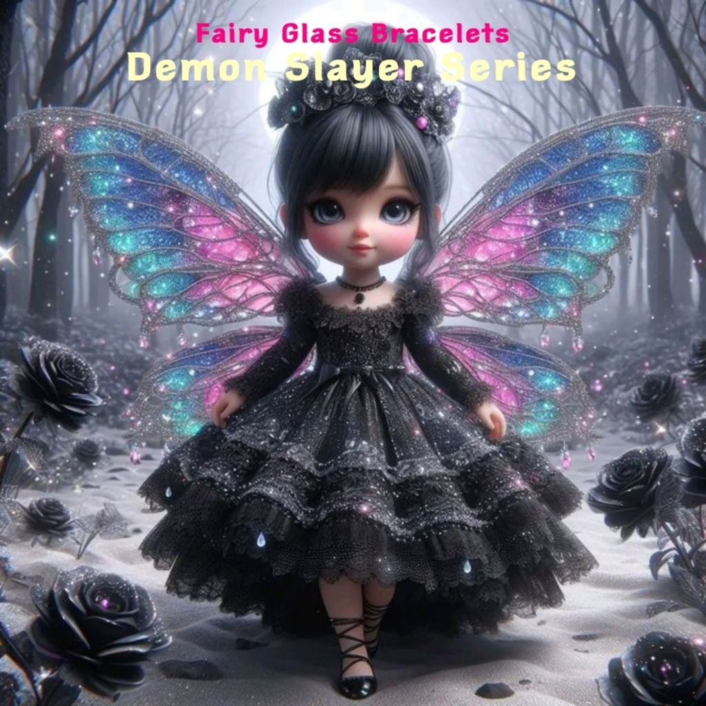 Jual Sofia.Neva / Fairy Glass Bracelets / Gelang Demon Slayer Kaca ...