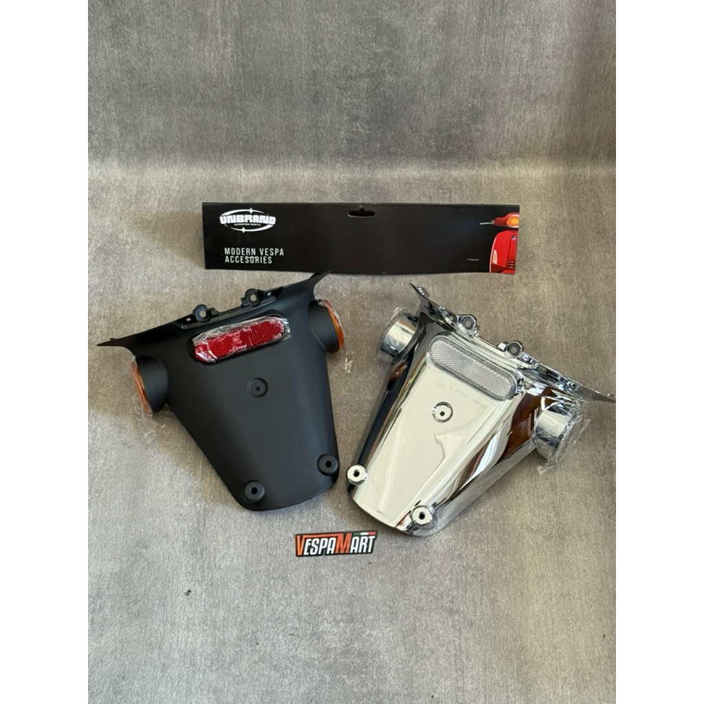 Jual Spakbor Euro Unbrand Black Chrome For Vespa Sprint Primavera ...