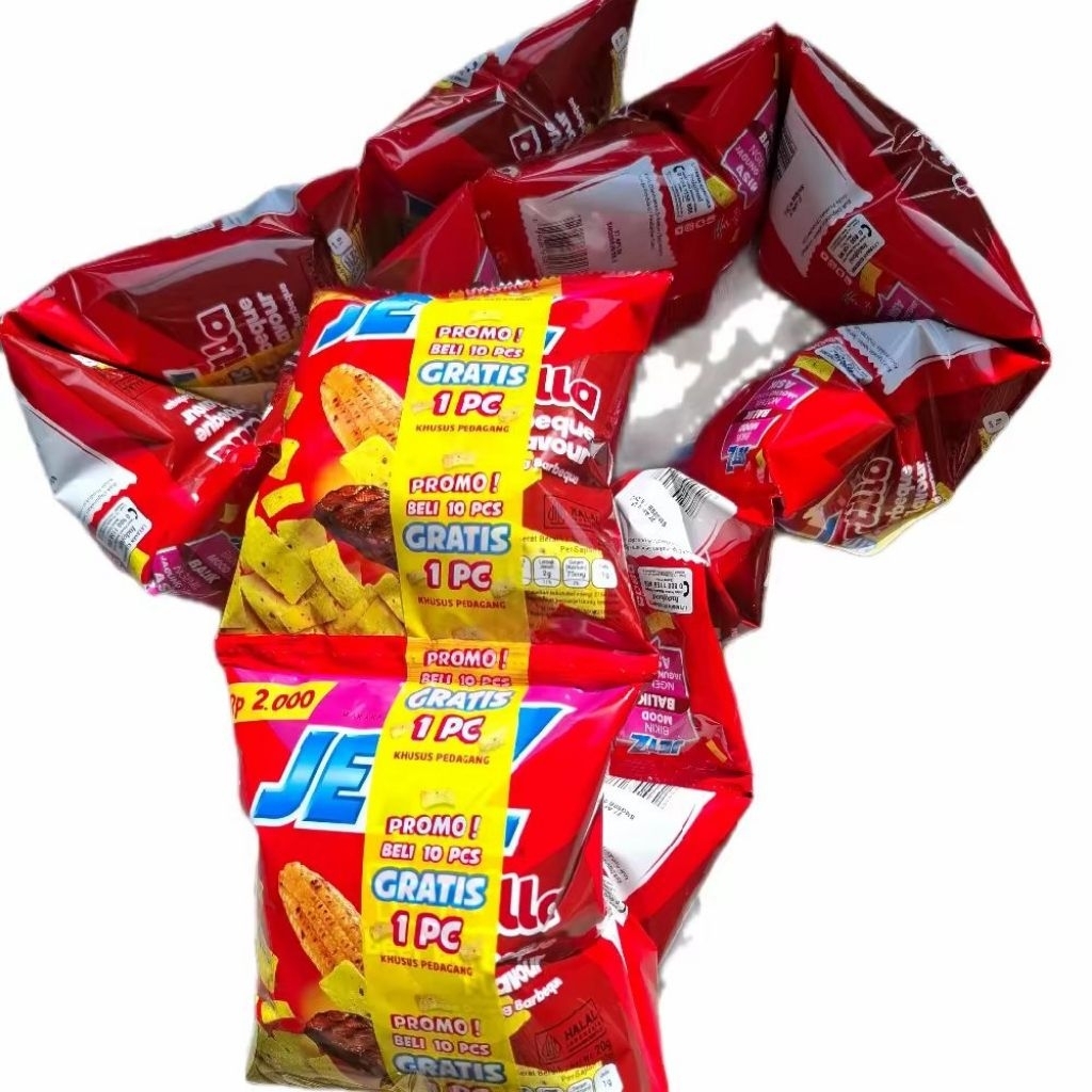 Jual JETZ TORTILLA RASA BARBEQUE FLAVOUR 1 RENCENG NETTO 10 PCS X 20 ...