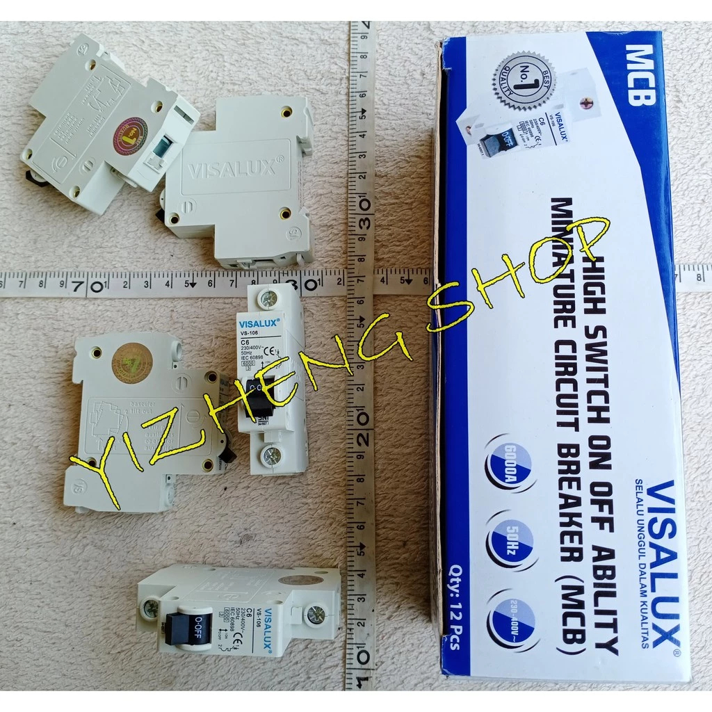 Jual MCB 1 PHASE 6A VISALUX SNI | Shopee Indonesia