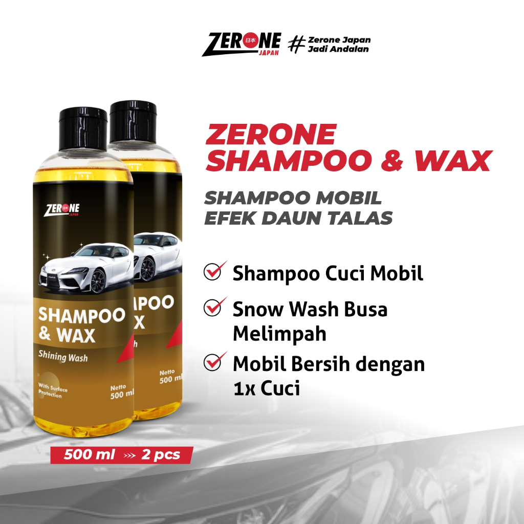 Jual Zerone Japan Sabun Cuci Motor Shampoo Mobil Lengkap Anti Jamur ...