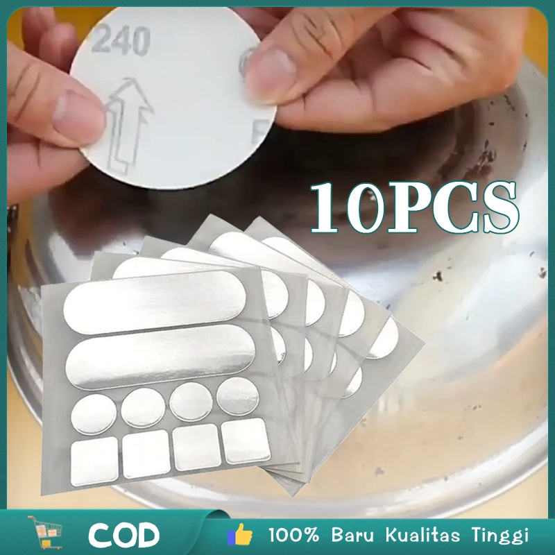 Jual Isi10pcs/1 Lembar 0penambal Panci Tambal Panci Bocor Tahan Panas ...