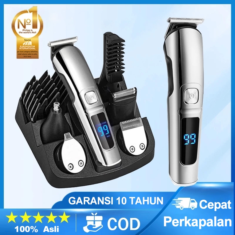 Jual Alat Cukur Elektrik Pria 5 in 1 - Shaver Rechargeable Portable ...