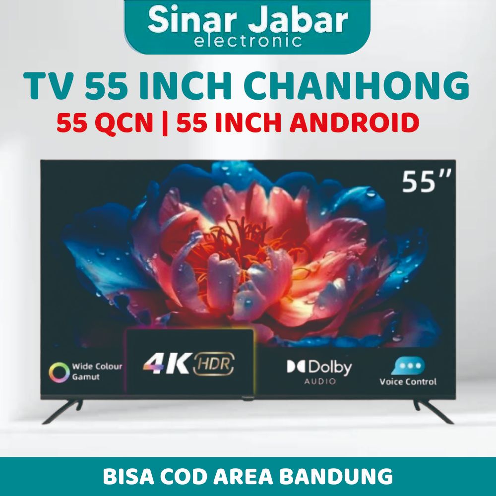 Jual Changhong QLED TV 4K 55 inch Google Smart TV | Shopee Indonesia