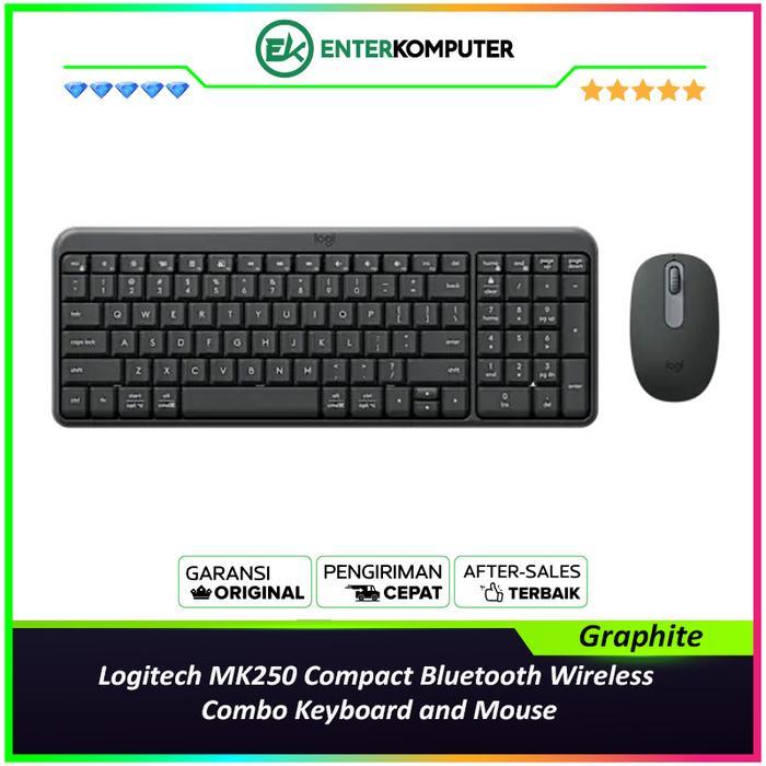 Jual Logitech MK250 Compact Bluetooth Wireless Combo Keyboard and Mouse ...