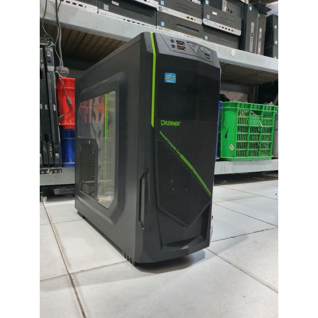 Jual casing ATX dazumba letak PSU bawah, case pc gaming dazumba psu ...