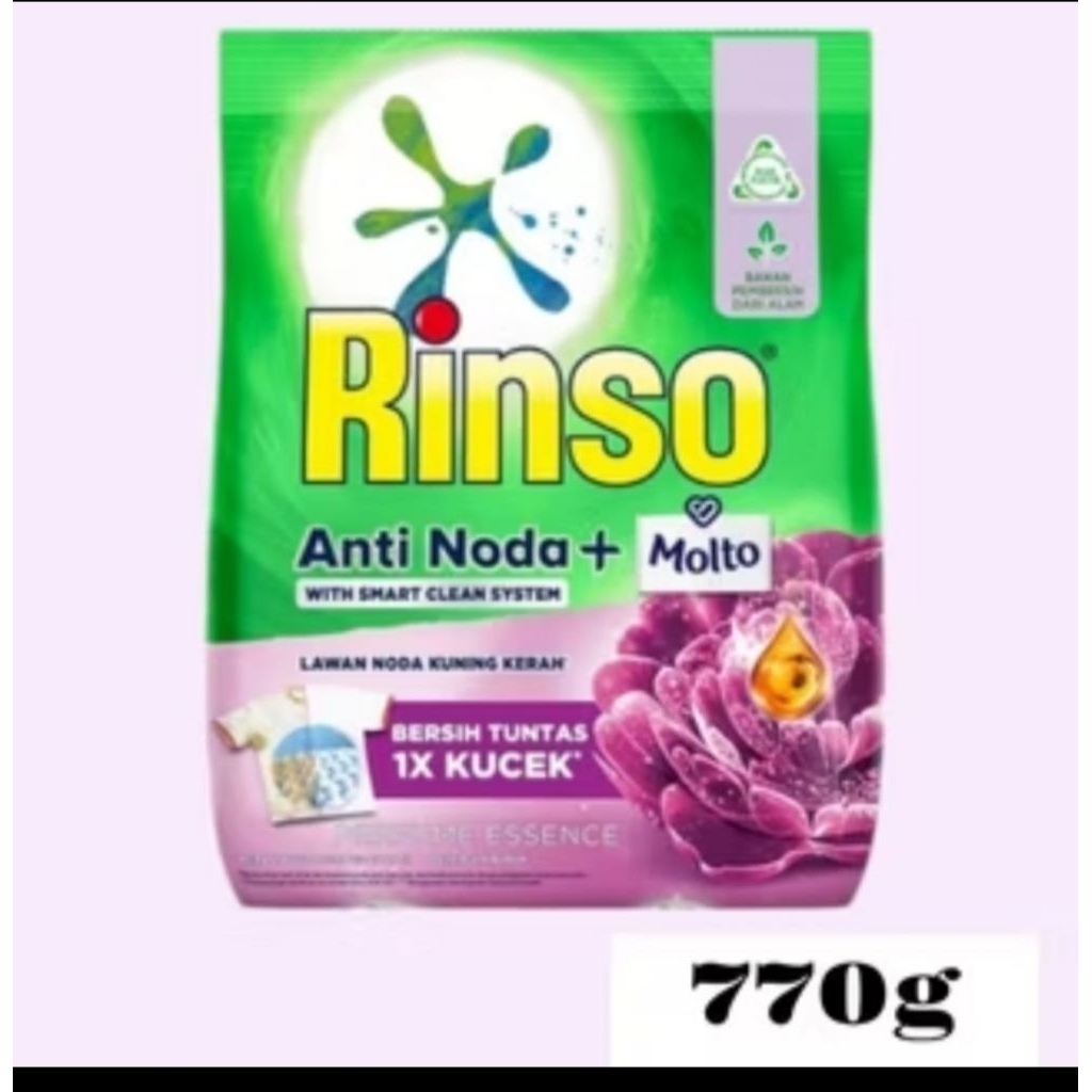 Jual RINSO DETERGEN BUBUK 770GR | Shopee Indonesia